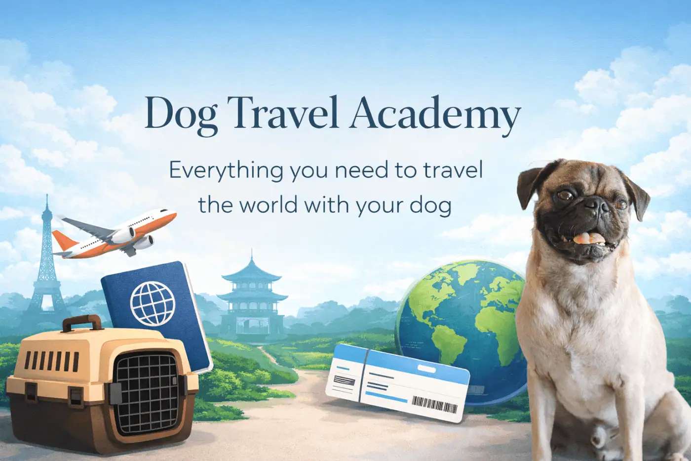 Flying With a Pug: 7 Things Every Owner Should Know – Explore With Lora